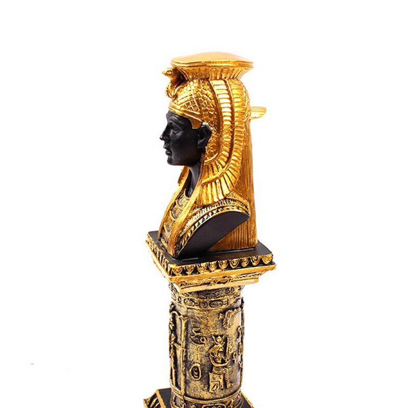 Egypt Princess Resin Pillar Statue Decoration Offi... – Grandado