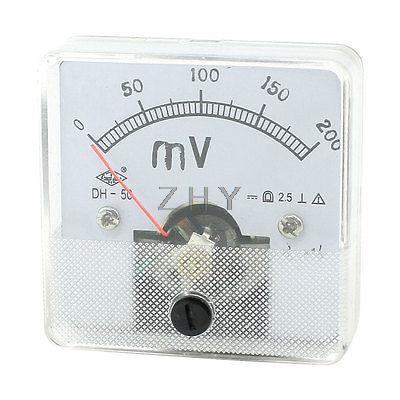Vierkante Voltage Panel Meter Voltmeter DH-50 DC 0... – Vicedeal