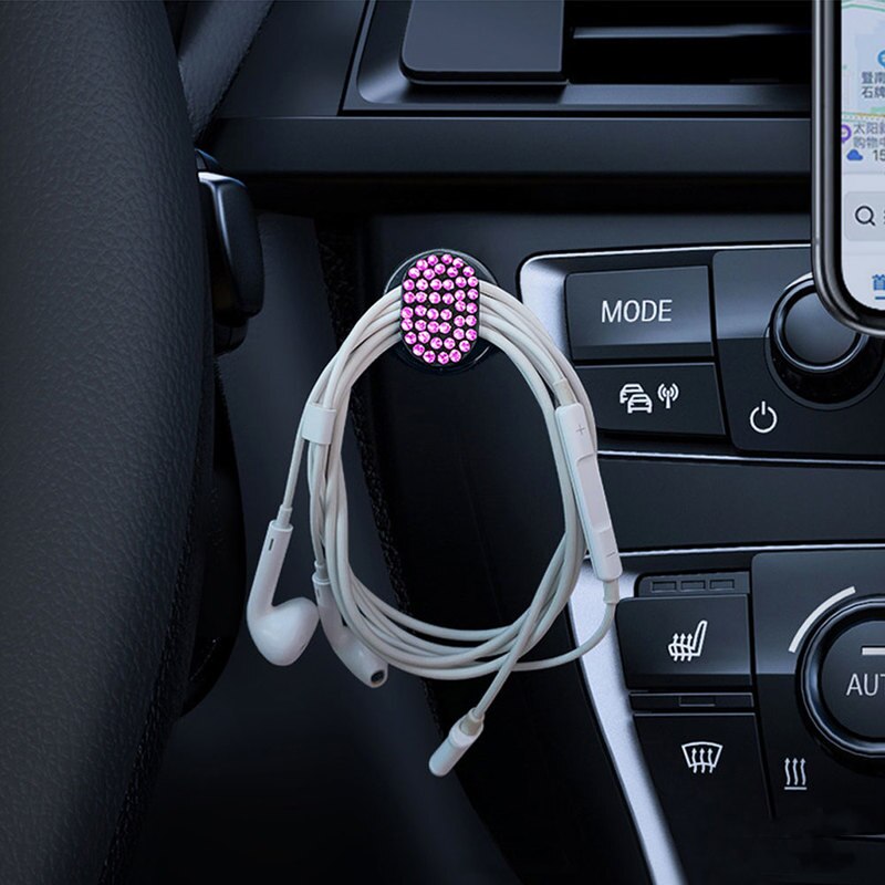 Auto-interieur Haak Organizer Hanger Crystal Bling... – Grandado