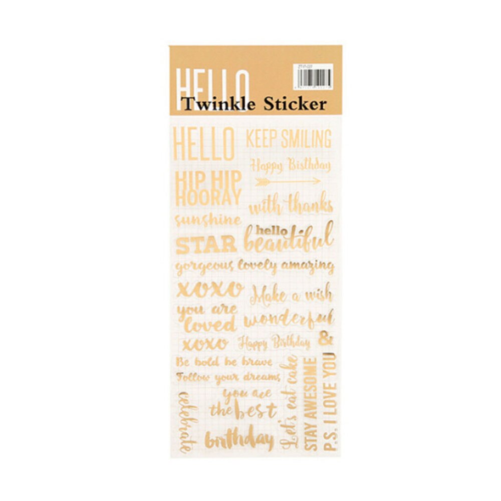 Golding Twinkle Daily Decorative Washi Stickers Sc... – Grandado