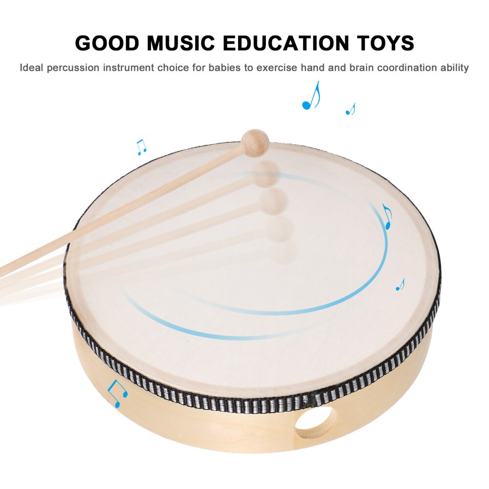 6pcs Hand Drums Funny Educational 6 Inch 8 Inch 10... – Grandado