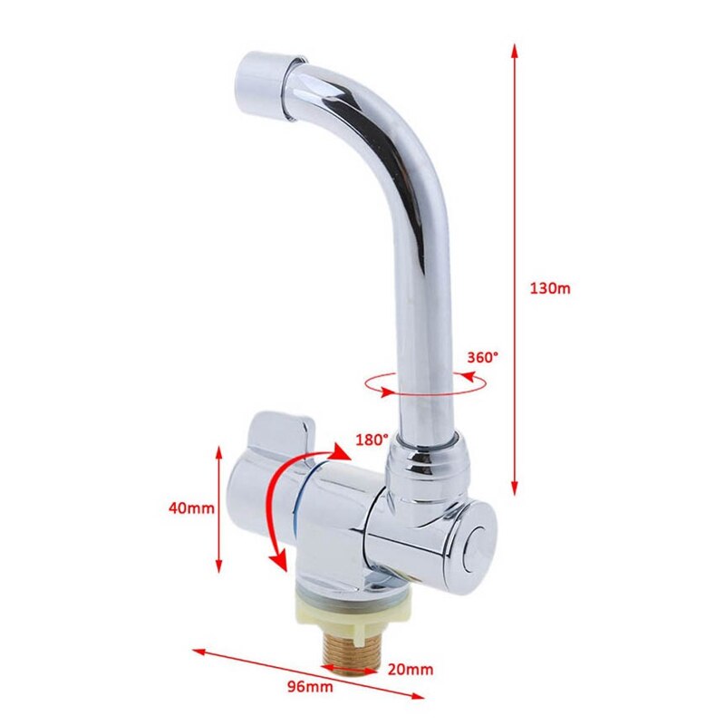 Foldable RV Faucet 360 Degree Rotation Bathroom Ki... – Grandado
