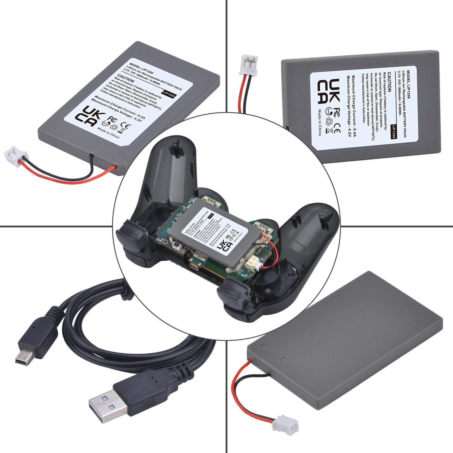 1Pc 1800mAh LIP1359 Replacement Battery for Sony P... – Grandado