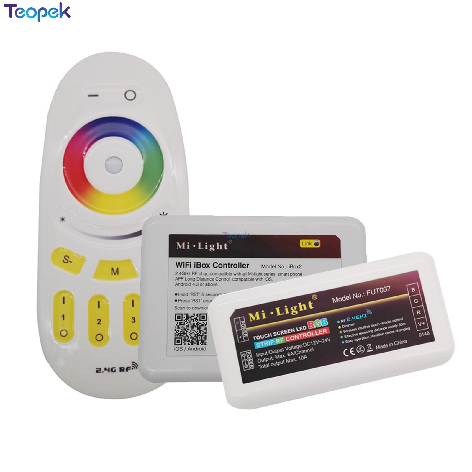 Miboxer rgb led controller 12v 10a fut 037 + 2.4g ... – Vicedeal