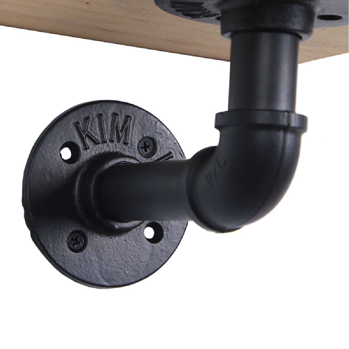 4Pcs Pijp Plank Beugel Iron Industriële Pijp Plank... – Grandado