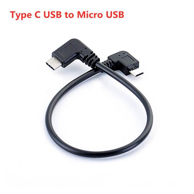 Venstre vinkel 90 grader mikro usb 5 ben han til t... – Grandado