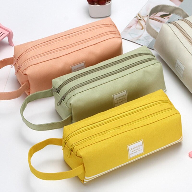Multi-Layer Pencil Pen Case Handheld Canvas Pen Pe... – Grandado