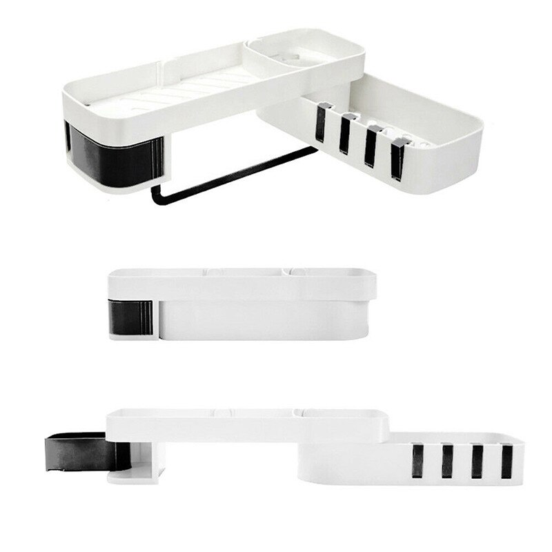 Bathroom/Kitchen Shelves 180 Rotating Corner Showe... – Grandado