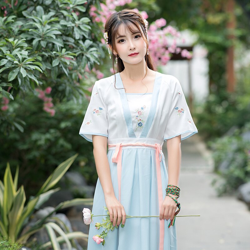 Hanfu Traditional Folk Dance Dress Women Han Dyna... – Grandado