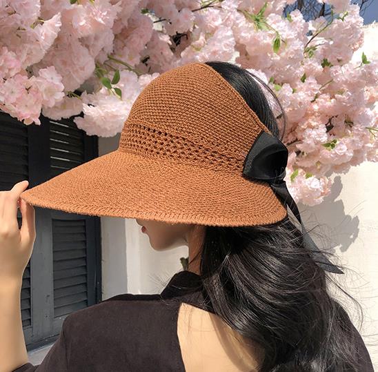 Luna&delfin kvinnor sommar solhatt strand hopfällb... – Grandado