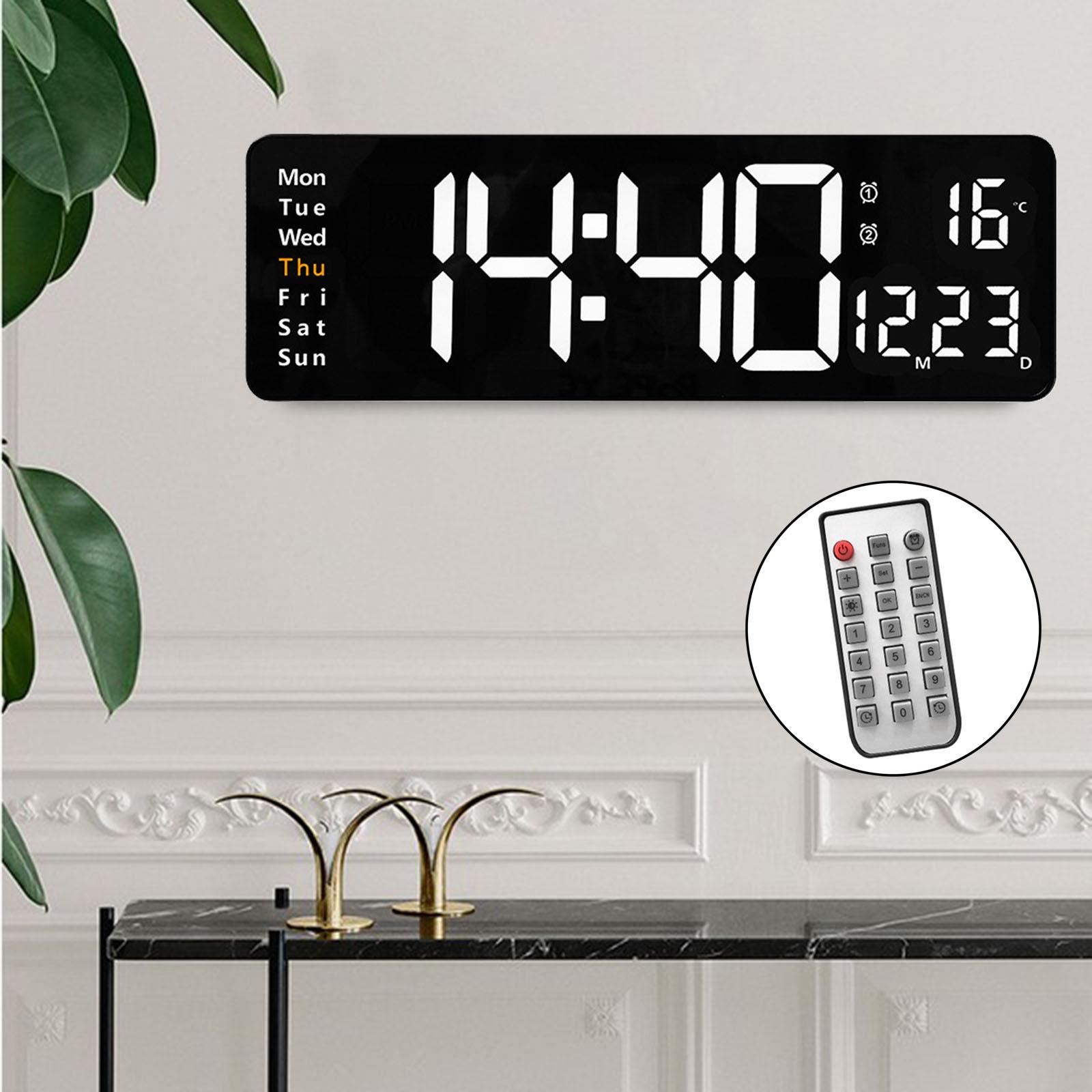 Large Screen Digital Wall Clock Date Week Display ... – Grandado