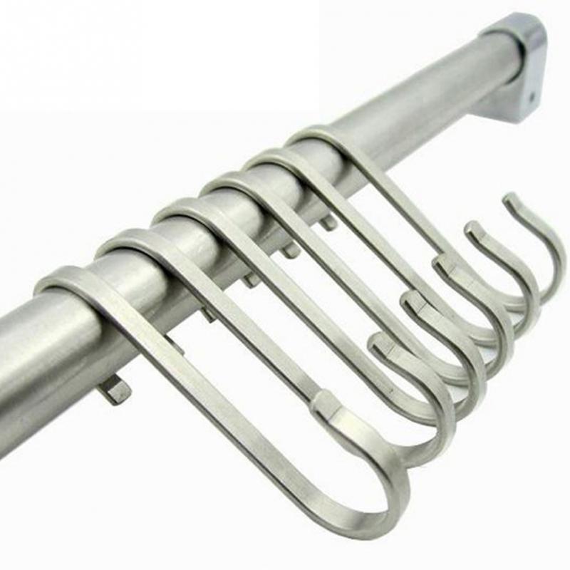 6pcs/lot Hanging Stainless Steel Clothes Hooks S S... – Grandado