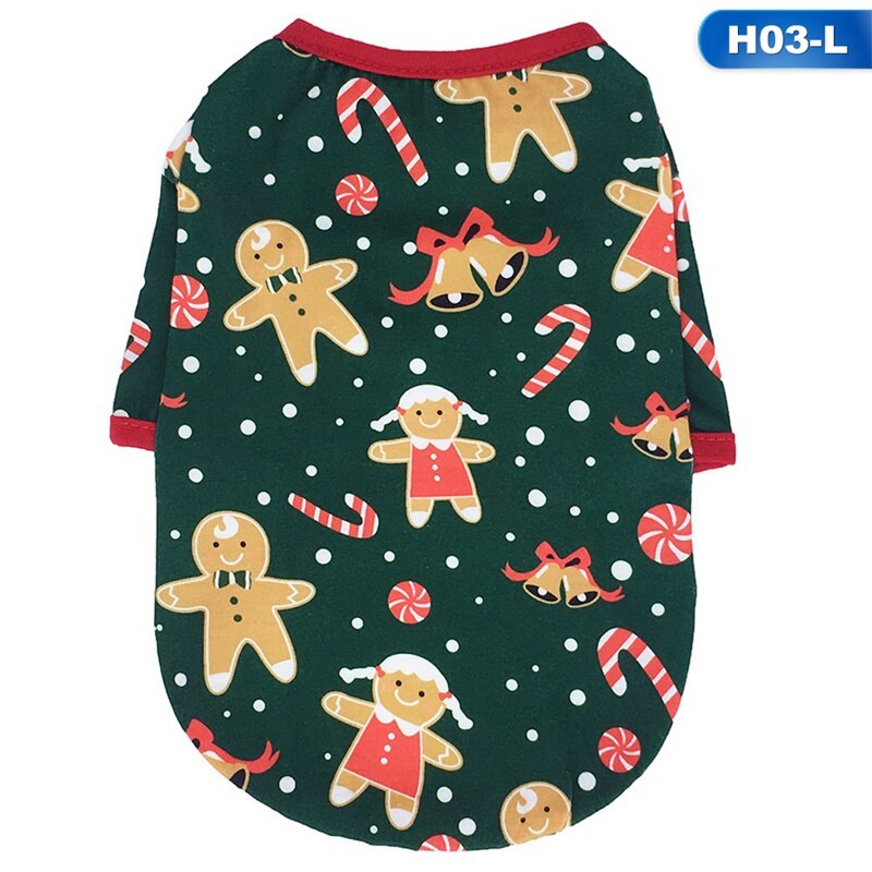 Pet Dog Clothes Christmas Costume Cute Cartoon Clo... – Grandado