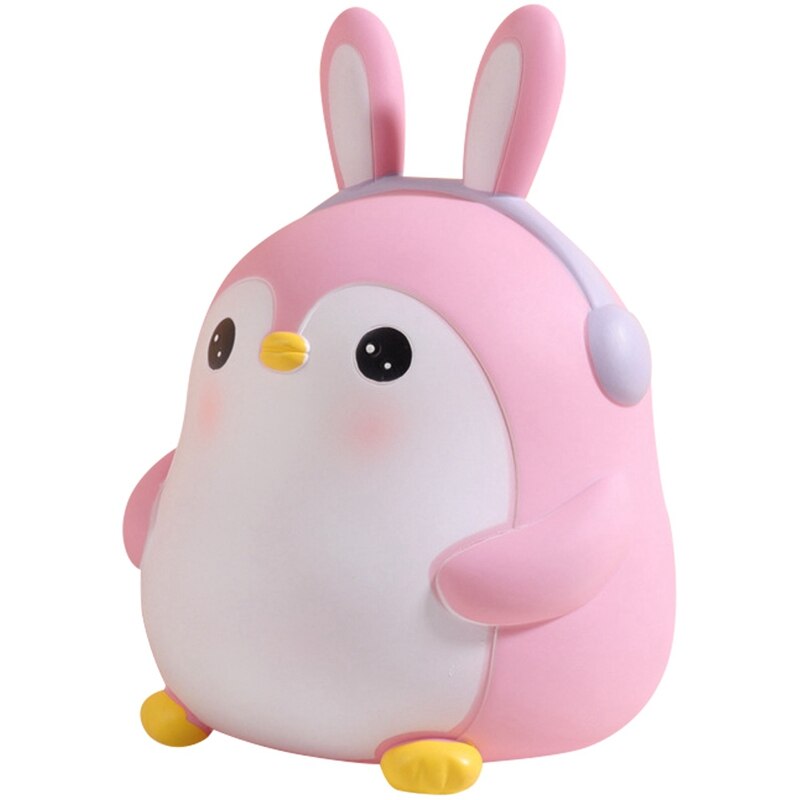 Penguin Piggy Bank Resin Crafts Decorations Home D... – Vicedeal