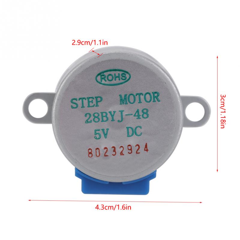 5pcs/Lot DC Stepper Motor DC 5V 4-Phase 5-Wire mot... – Grandado