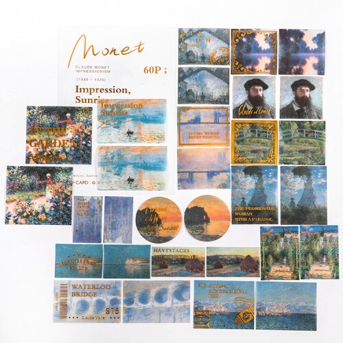 60 pcs Impression Gallery Vintage Decorative Stick... – Vicedeal