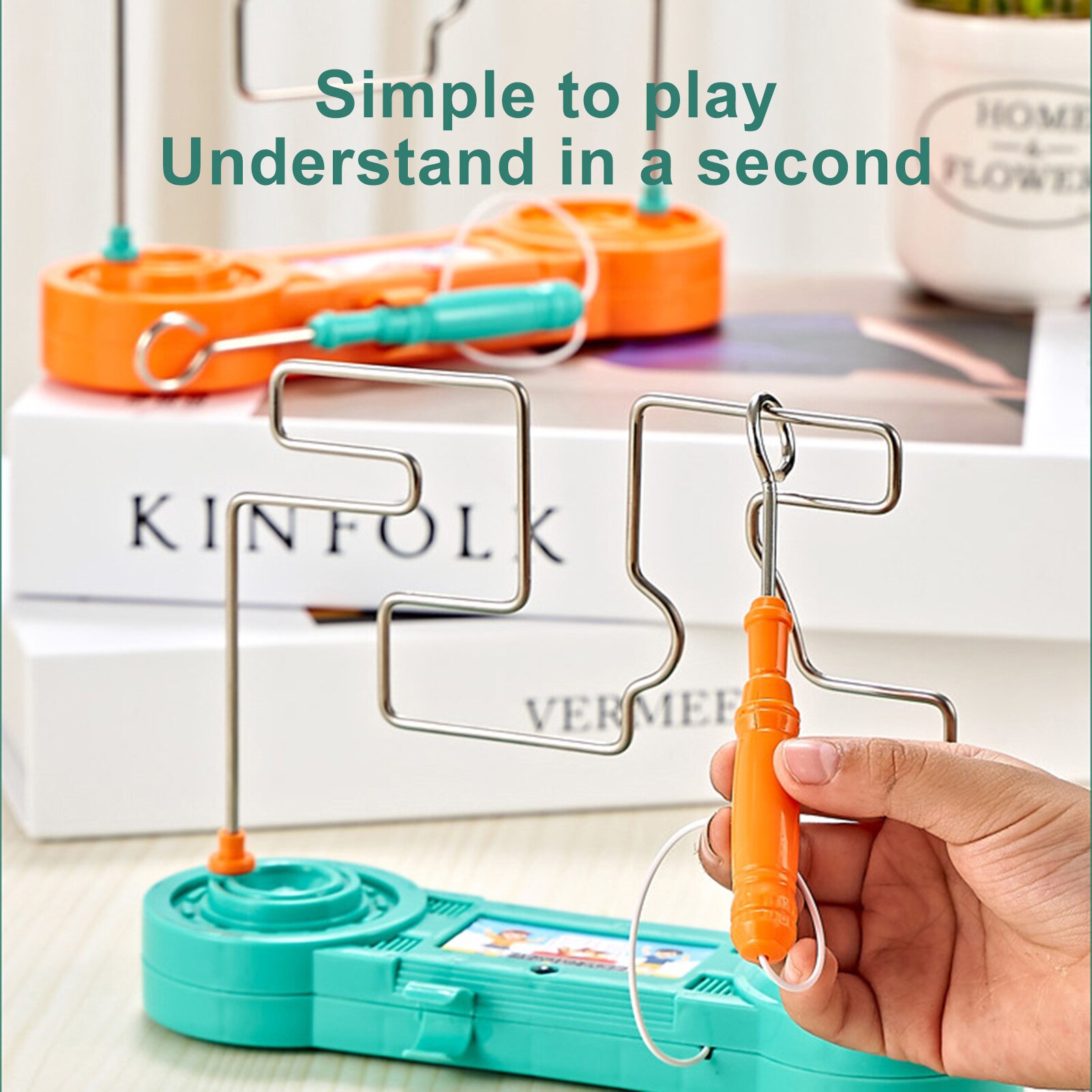Electric dont buzz the wire game Bump Maze Toy Rel... – Vicedeal