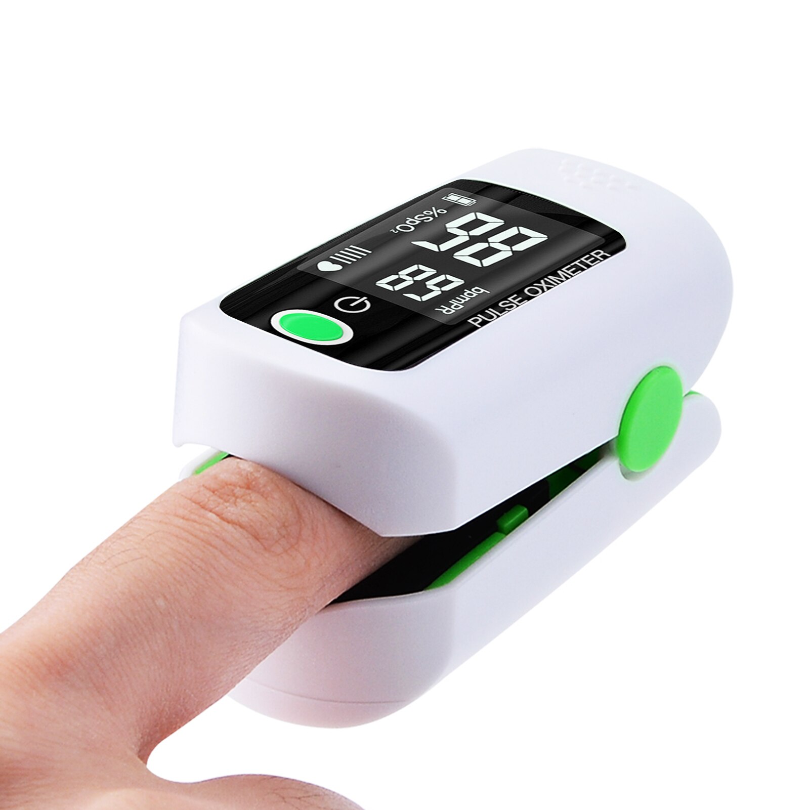 Finger Clip Heart Rate Monitor Pulse Oximeter Bloo... – Grandado