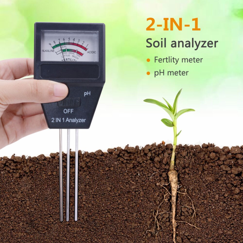 Portable 2-in-1 Soil Fertility Analyzer Soil Detec... – Grandado