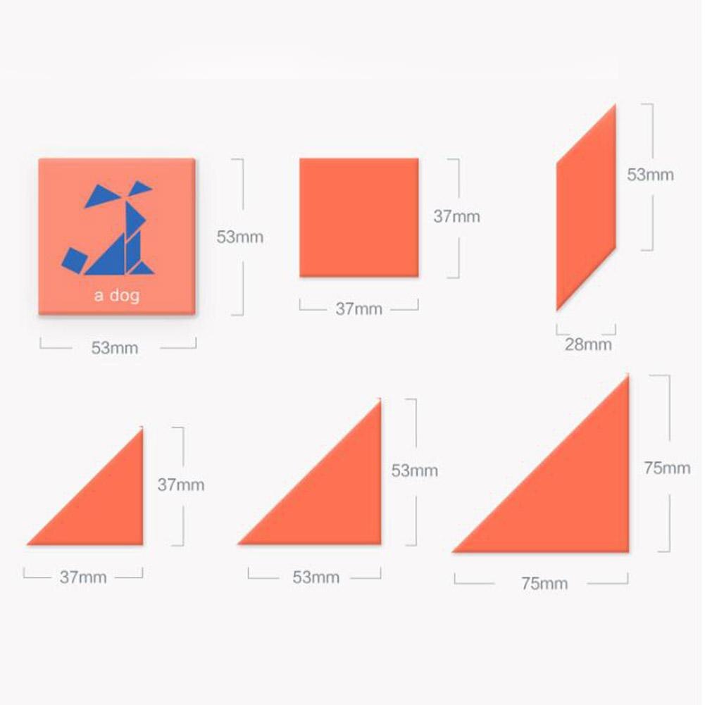 2 Set Wisdom Tangram Game Board Child Educational ... – Grandado