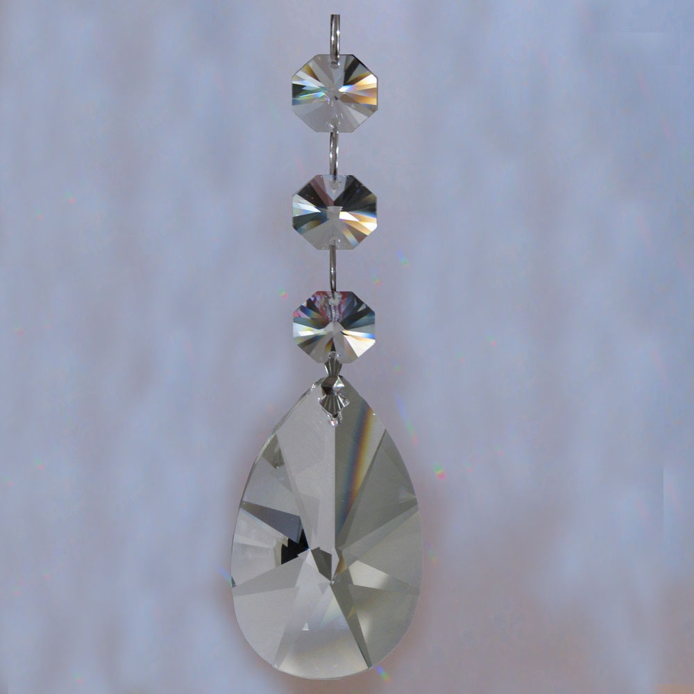 25pcs Crystal Chandelier Parts Crystal Glass Lamp ... – Grandado