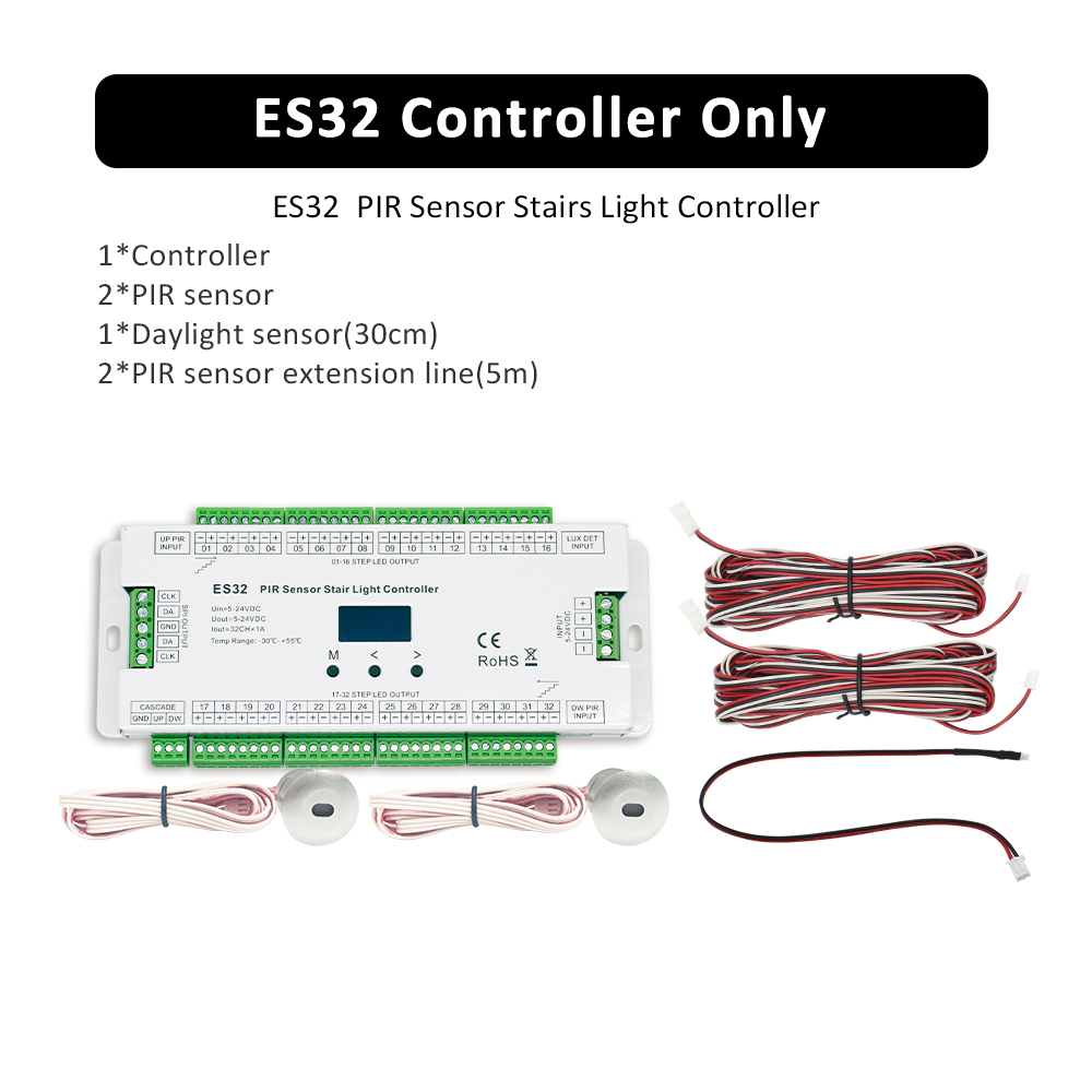 PIR Motion Sensor Light Controller ES32 12V 24V Si... – Grandado