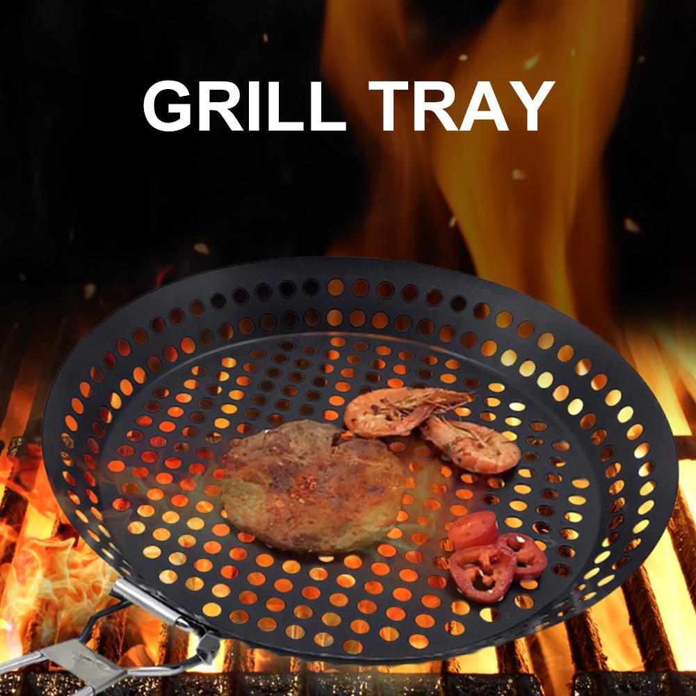 Hoge Bakvormen Grill Pan Rvs Grill Lade Ronde Gril... – Vicedeal