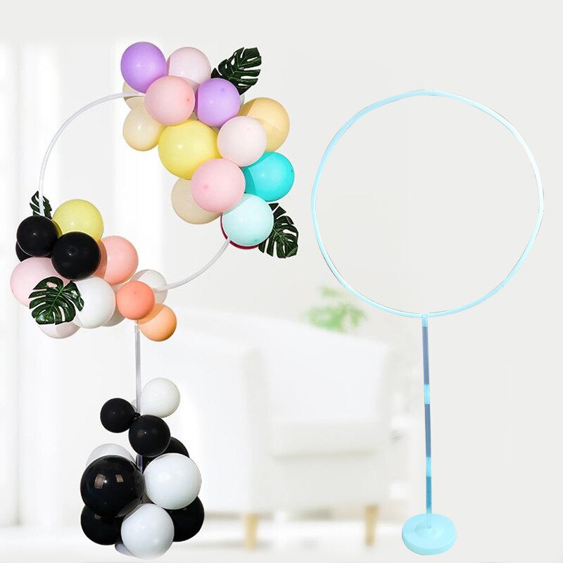 Balloon Ring Pillar Background Wedding Arch DIY Ro... – Grandado