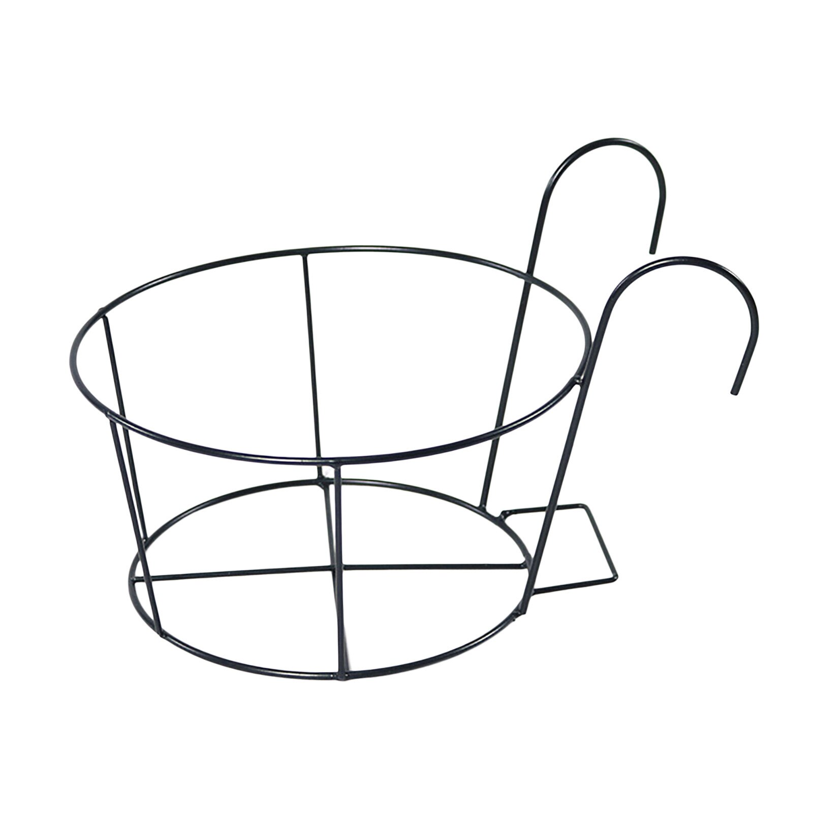 Balcony Hanging Plant Racks Round Flower Pot Rack ... – Grandado