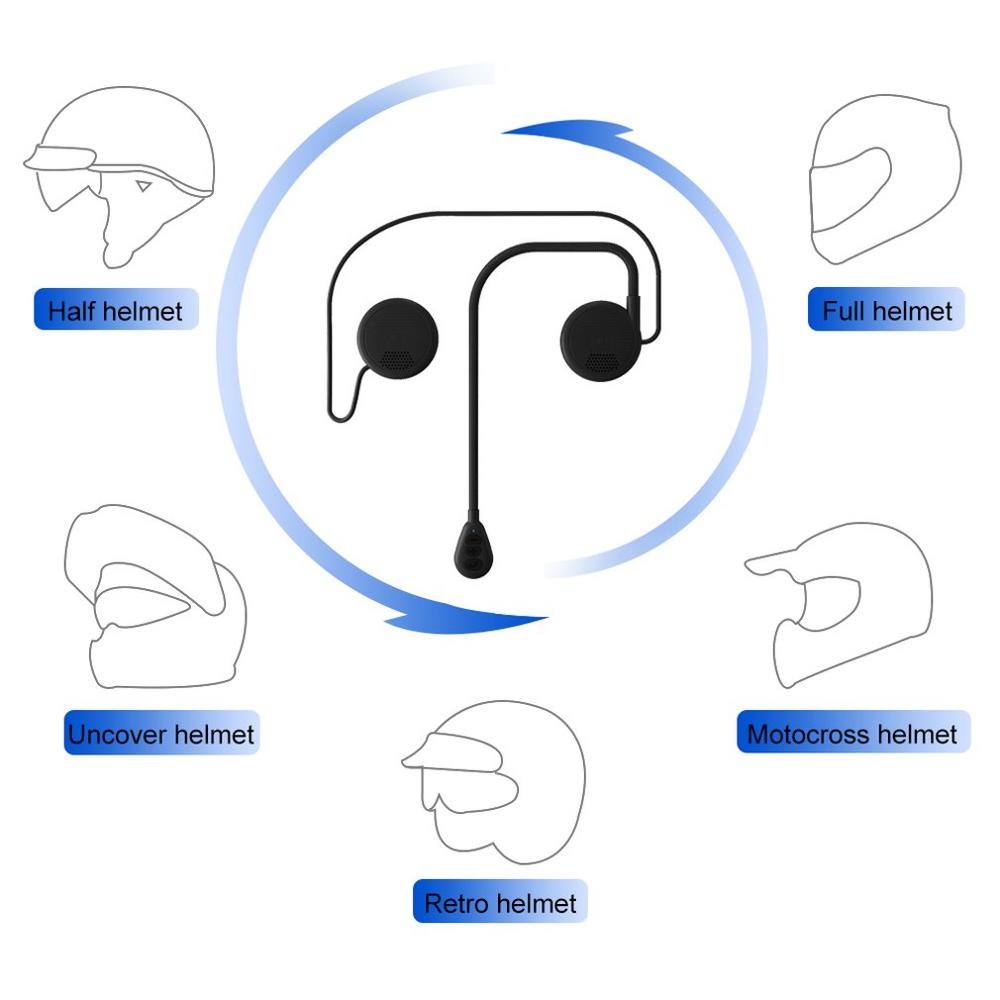 Motorcycle helmet headset half helmet full helmet ... – Grandado