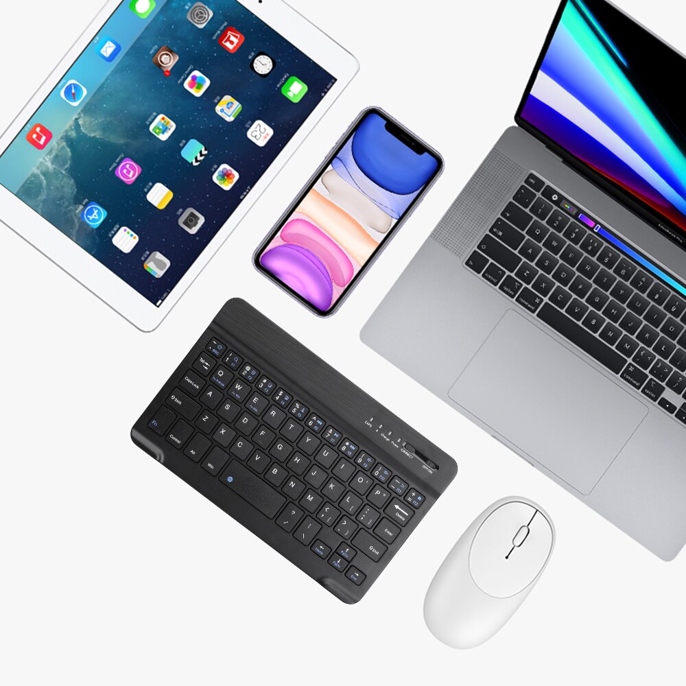 Keyboard Mouse Combos Bluetooth Ultra-thin Portabl... – Vicedeal