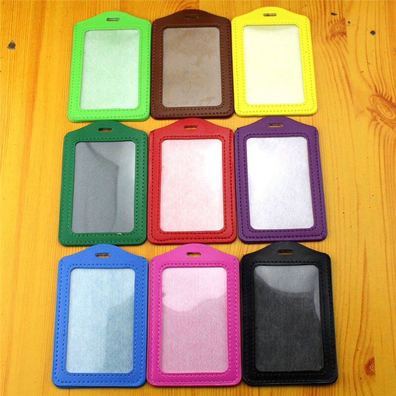 1Pcs Name Credit Card Holders Universal PU Leather... – Grandado