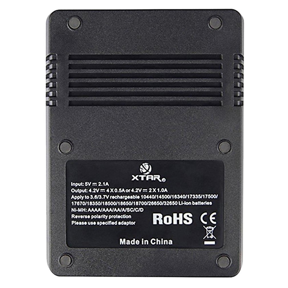 Xtar VC4 USB Li-ion/Ni-MH Battery Charger 14500/16... – Vicedeal