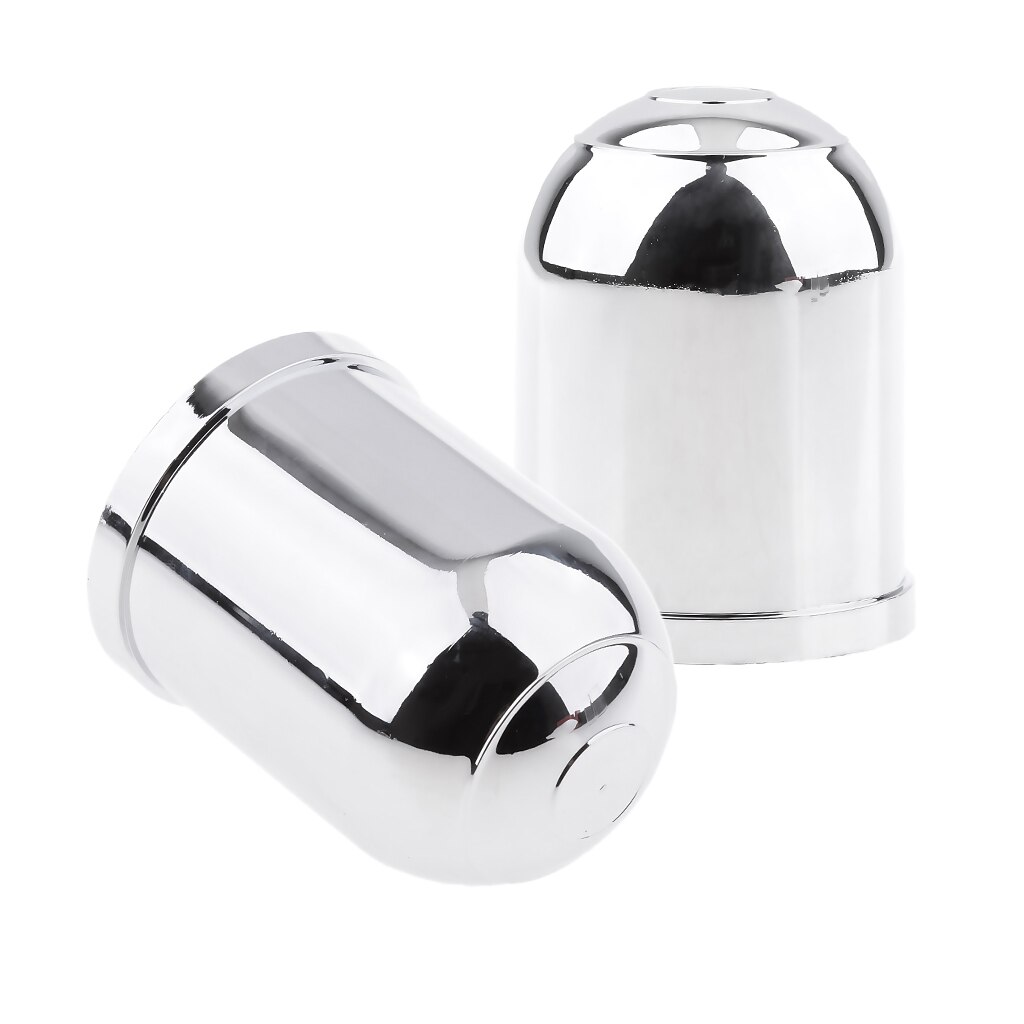 2x Chrome 50mm Towing Ball Cover Hitch Tow Bar Cap... – Grandado