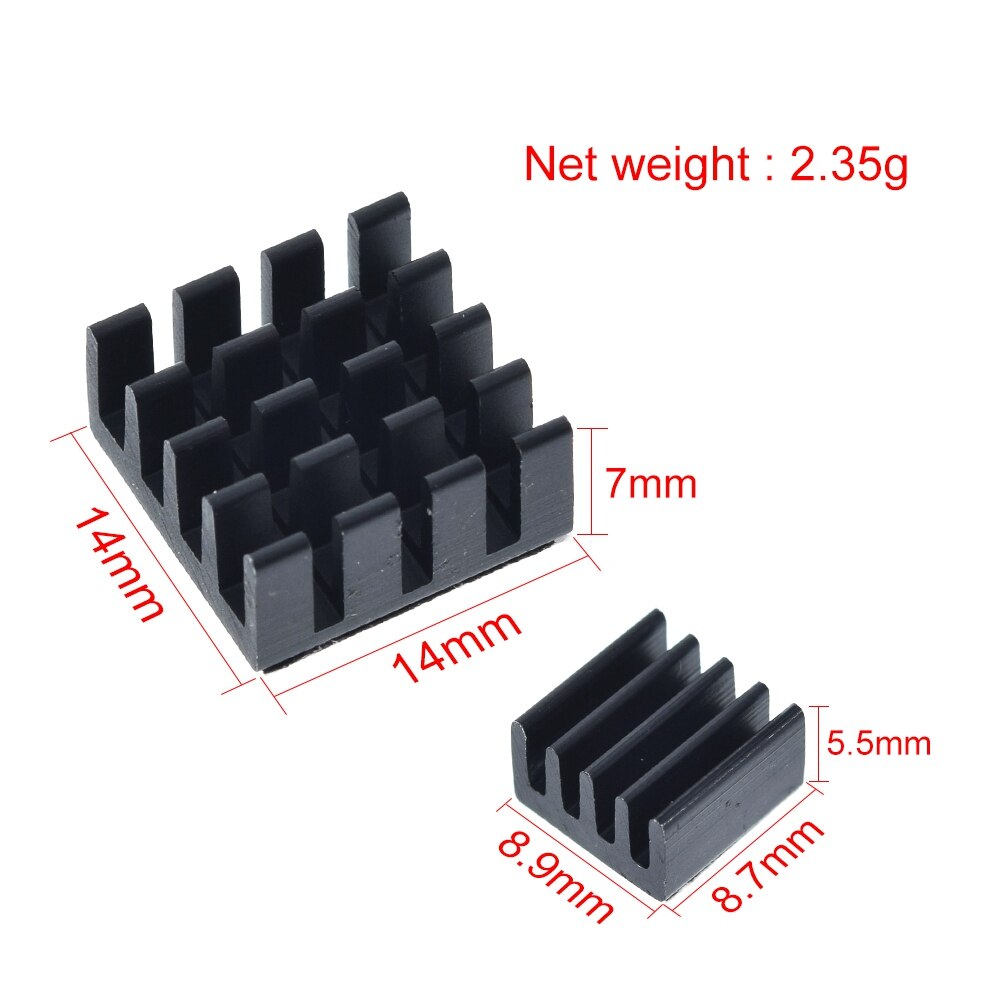 1set=2PCS Raspberry Pie 3 Heatsink Raspberry Pi 2 ... – Grandado