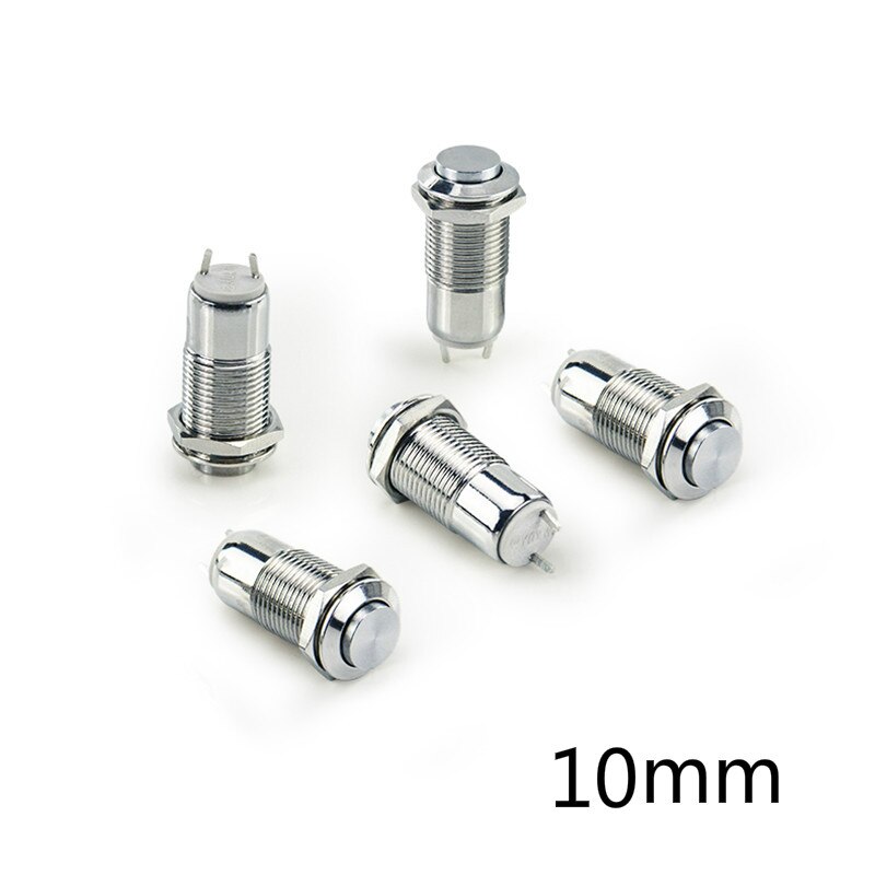1pc 10MM 2pin Panel Hole Metal Button Switch Latch... – Vicedeal