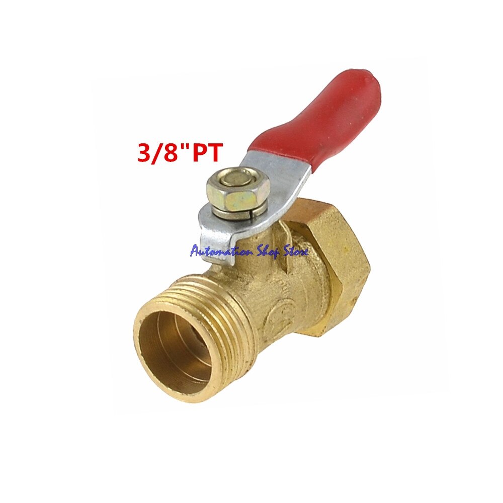 1pcs PT Male to 3/8" Female Thread Red Lever ... – Grandado