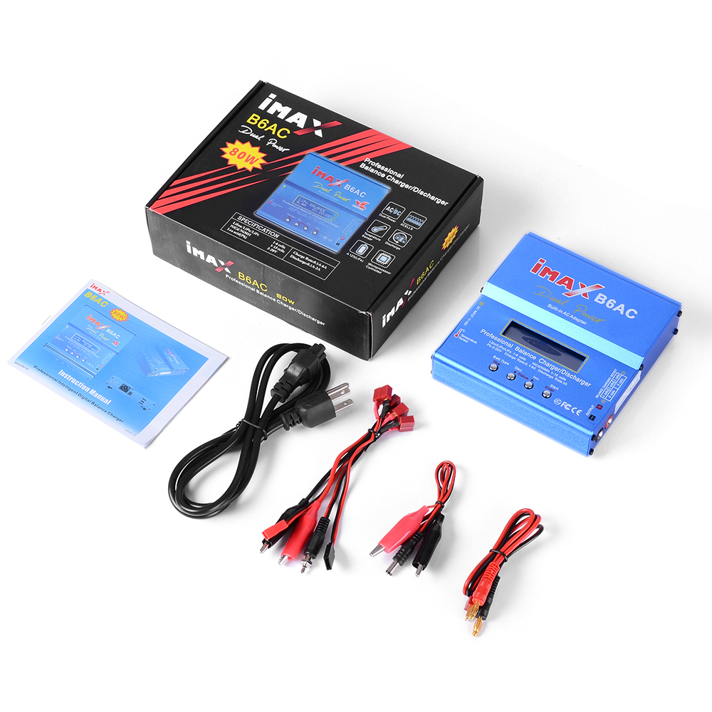 IMaxRC B6 AC B6AC 80W Lipo NiMH 3S/4S/5S RC Batter... – Vicedeal