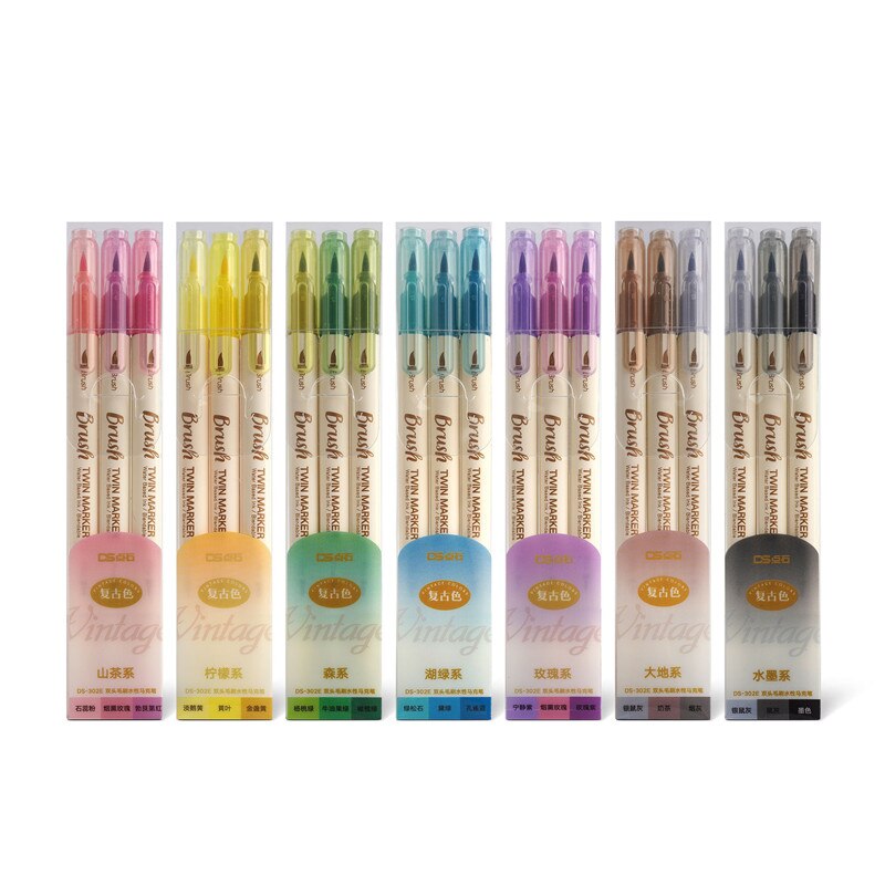 One box / 3 color Markers Color Sketch Art Marker ... – Grandado