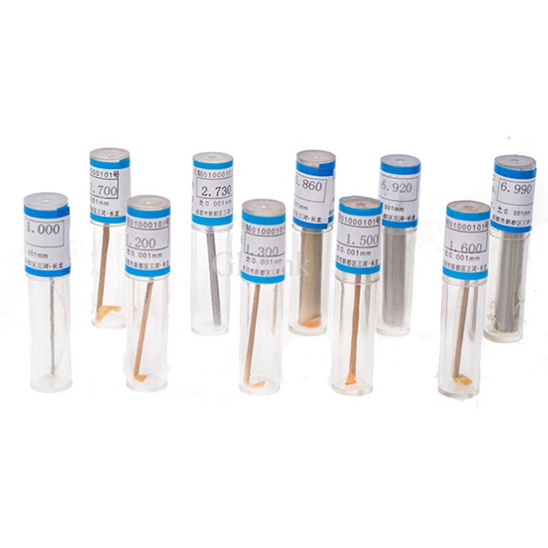 0.30-10.00mm Steel Pin Gauge 50mm Pin Measuring To... – Vicedeal