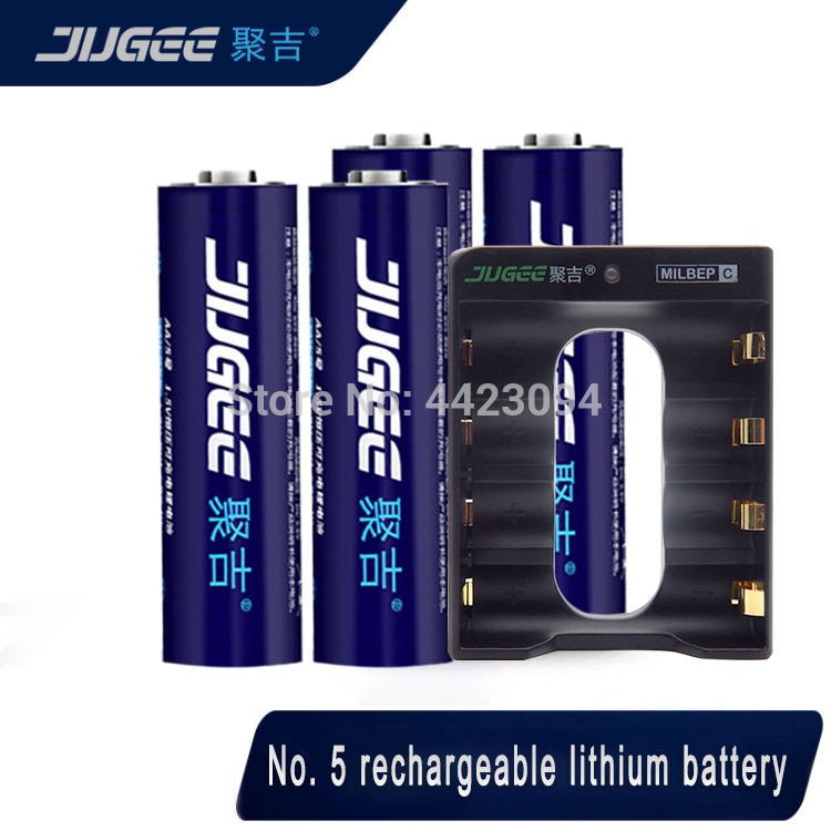 JUGEE 2000mah 1.5v AA 3000mWh usb rechargeable Li-... – Grandado