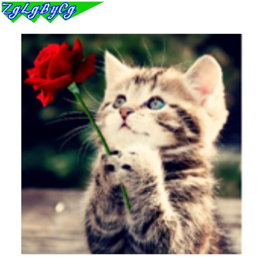 DIY 5D Diamond Mosaic Cartoon Cats Handmade Diamon... – Grandado