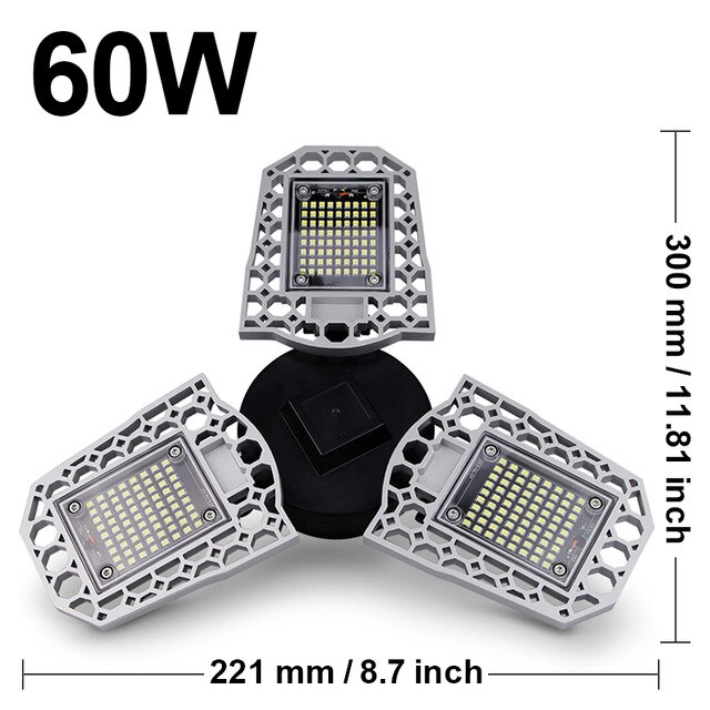 100W 80W 60W E27 Led Garage Lamp Led Lamp Vervormb... – Grandado