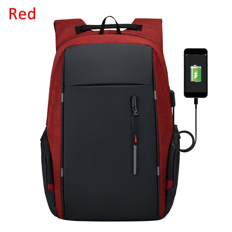 Backpack Men USB Charging Waterproof Laptop Backpa... – Grandado