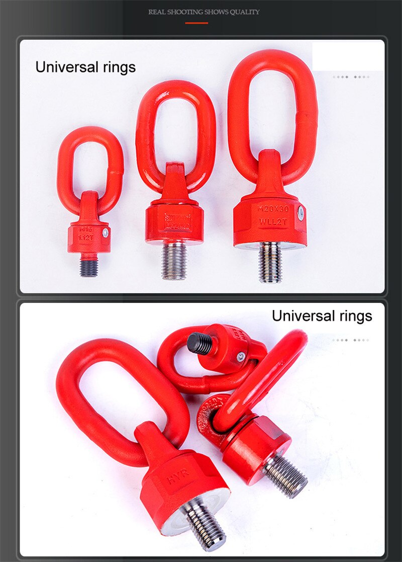 Universal lifting ring 360 degree rotation lifting... – Grandado