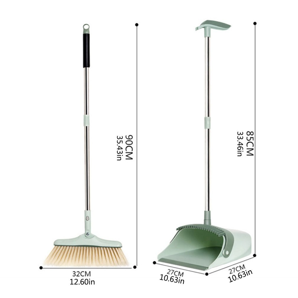 Broom Set Broom Dustpan Set Sweeping Home Soft Fur... – Vicedeal