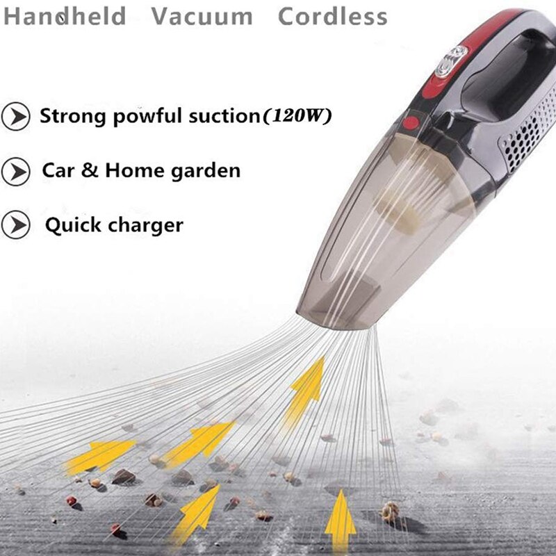 Handheld Vacuum Cleaner Cordless,Upgraded Powerful Handheld Vacuum ...