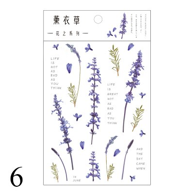 1 Vel Kawaii Bloem Stickers Leuke Adhesive Decor S... – Grandado