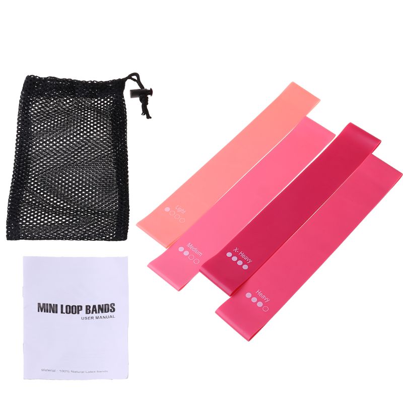 Resistance Loop Exercise Bands Pink / Green Gradie... – Grandado
