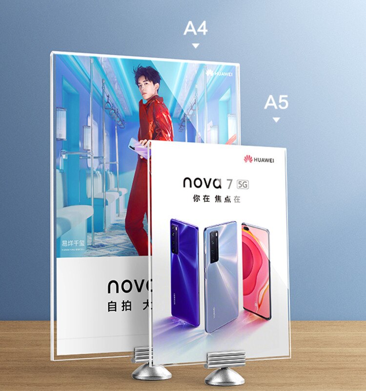 Aluminum Alloy Menu Price List Display Rack Vertic... – Grandado